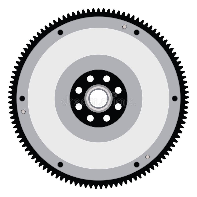 Engine Flywheel. Vehicle Parts. Vector Illustration Stock Vector ...