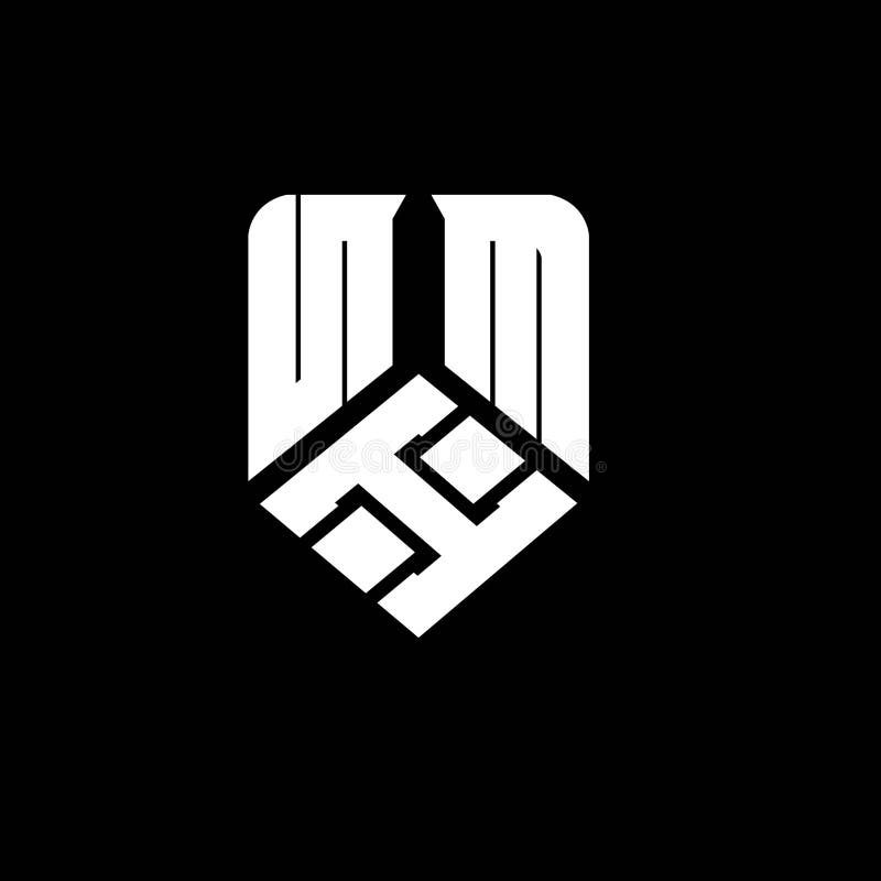 NMI Abstract Monogram Shield Logo Design on White Background. Stock ...