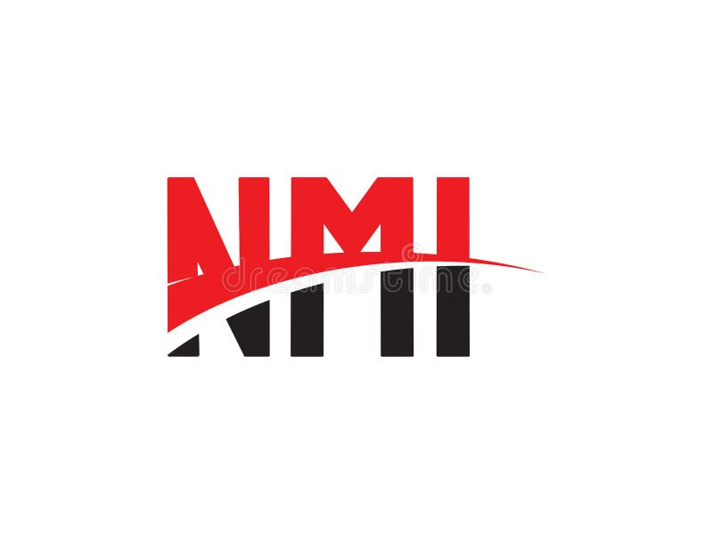 NMI Letter Initial Logo Design Vector Illustration Stock Vector ...