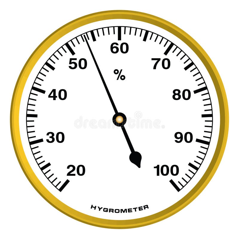 Analog Hygrometer. Measure Tool. Vector Illustration Stock Vector ...