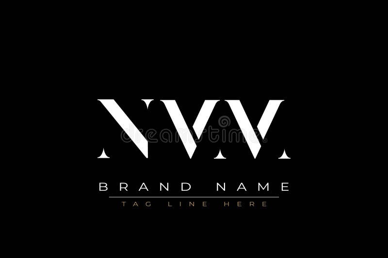 NMM Abstract Letter Logo Design Stock Vector - Illustration of element ...