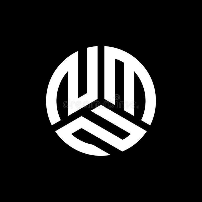 NMN Letter Logo Design on Black Background. NMN Creative Initials ...