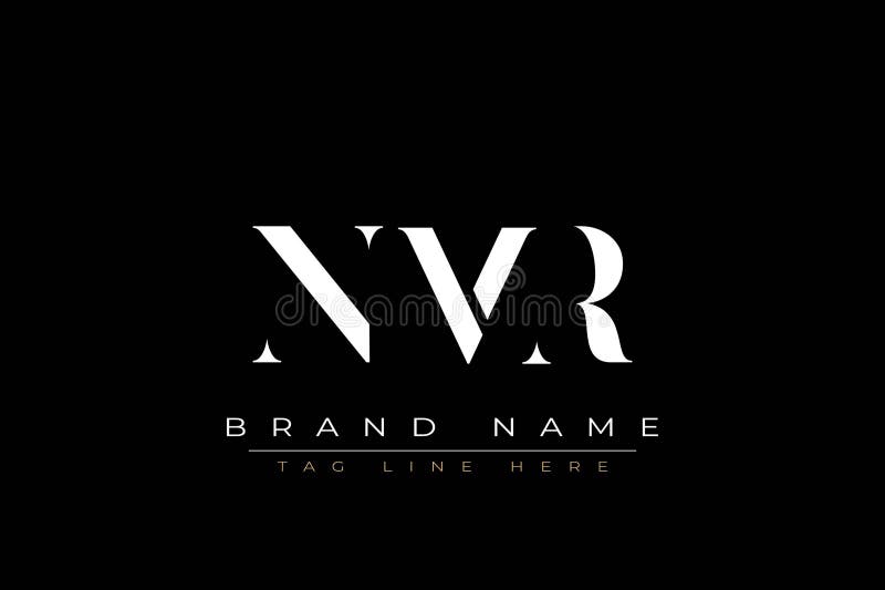 NMR Abstract Letter Logo Design Stock Vector - Illustration of initial ...