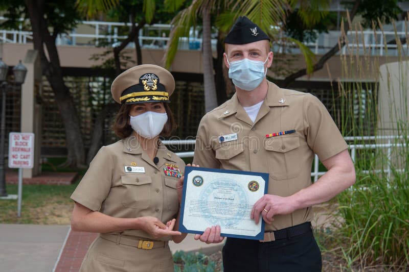 NMRTC San Diego Shipmate Of The Month Awards Stock Image - Image of ...