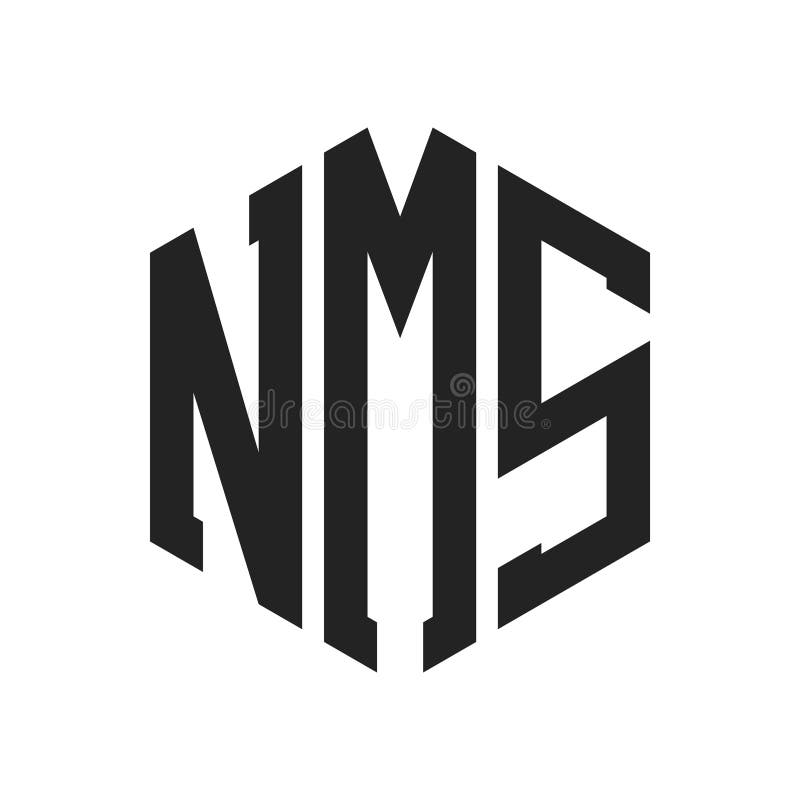 NMS Logo Design. Initial Letter NMS Monogram Logo Using Hexagon Shape ...