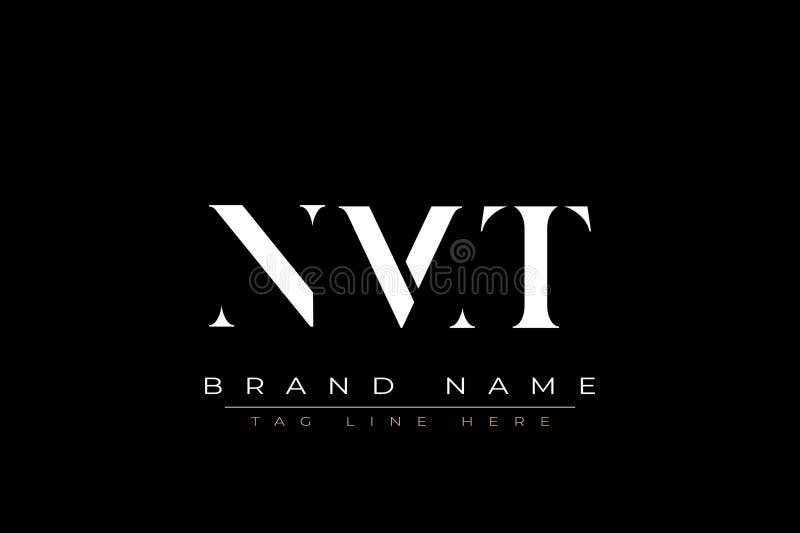 NMT Abstract Letter Logo Design Stock Vector - Illustration of logotype ...
