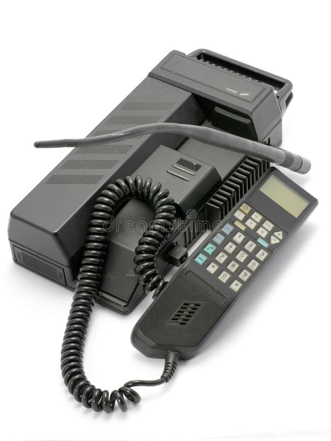 Vintage mobile phone stock image. Image of analog, heavy - 13838875