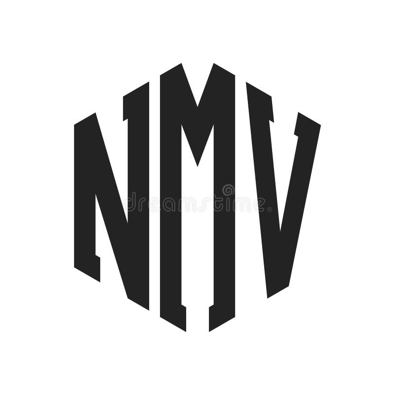 NMV Logo Design. Initial Letter NMV Monogram Logo Using Hexagon Shape ...