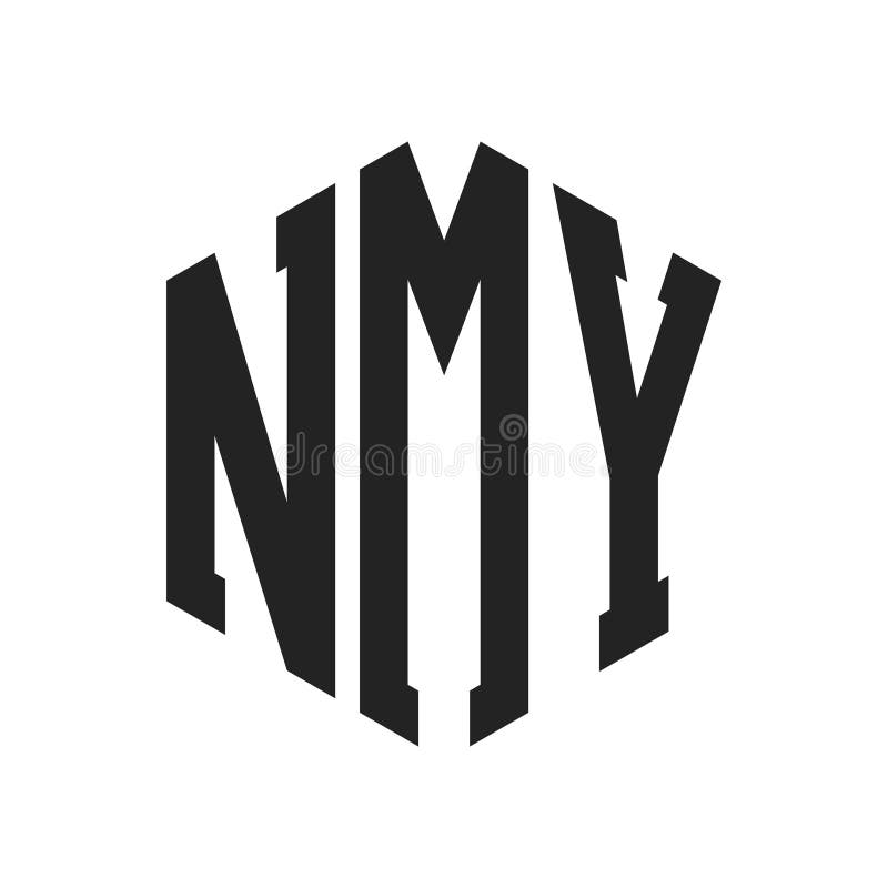 NMY Logo Design. Initial Letter NMY Monogram Logo Using Hexagon Shape ...