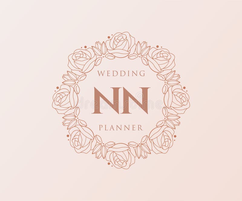 NN Initials Letter Wedding Monogram Logos Collection, Hand Drawn Modern ... NN Initials Letter Wedding Monogram Logos Collection, Hand Drawn Modern ...