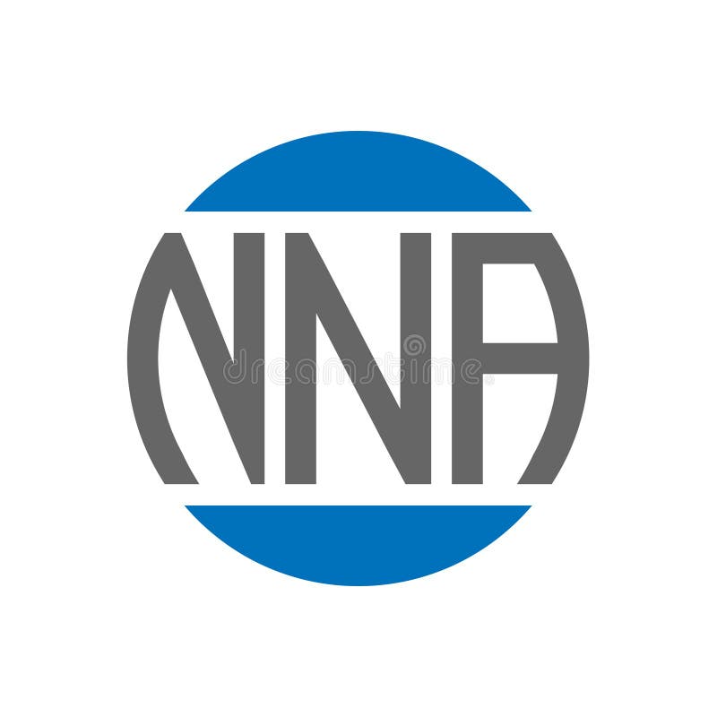 NNA Letter Logo Design on White Background. NNA Creative Initials ...