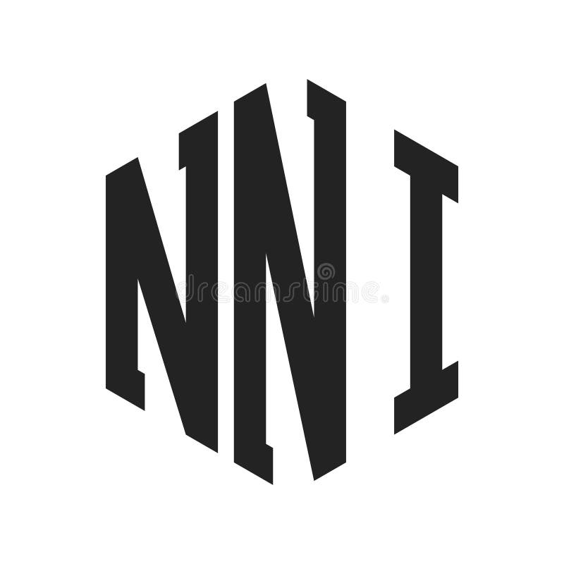 NNI Logo Design. Initial Letter NNI Monogram Logo Using Hexagon Shape ...