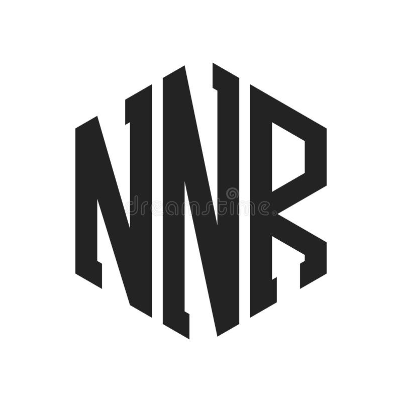 NNR Logo Design. Initial Letter NNR Monogram Logo Using Hexagon Shape ...