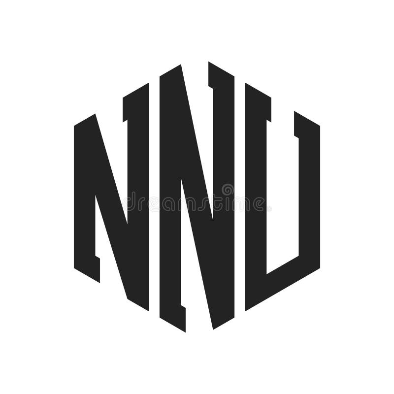 NNU Logo Design. Initial Letter NNU Monogram Logo Using Hexagon Shape ...