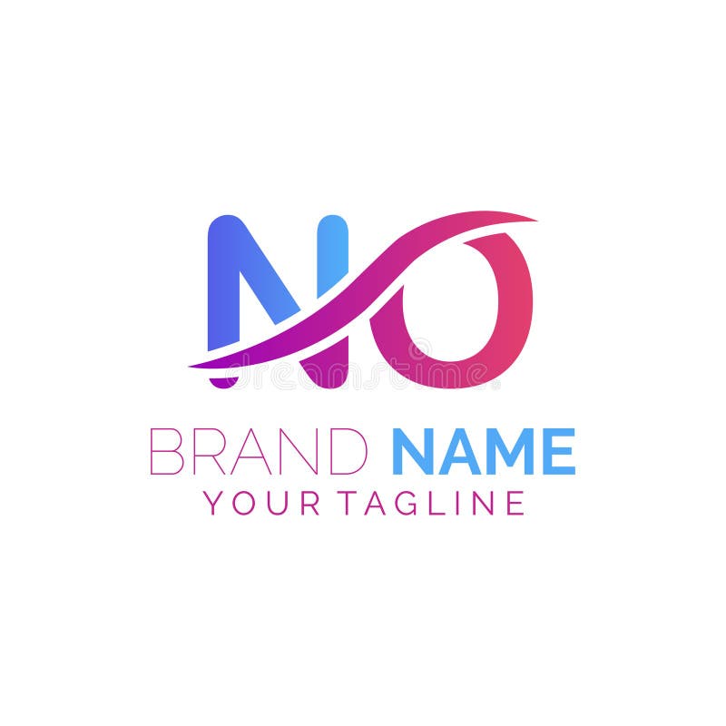 NO logo design. stock illustration. Illustration of presentation ...