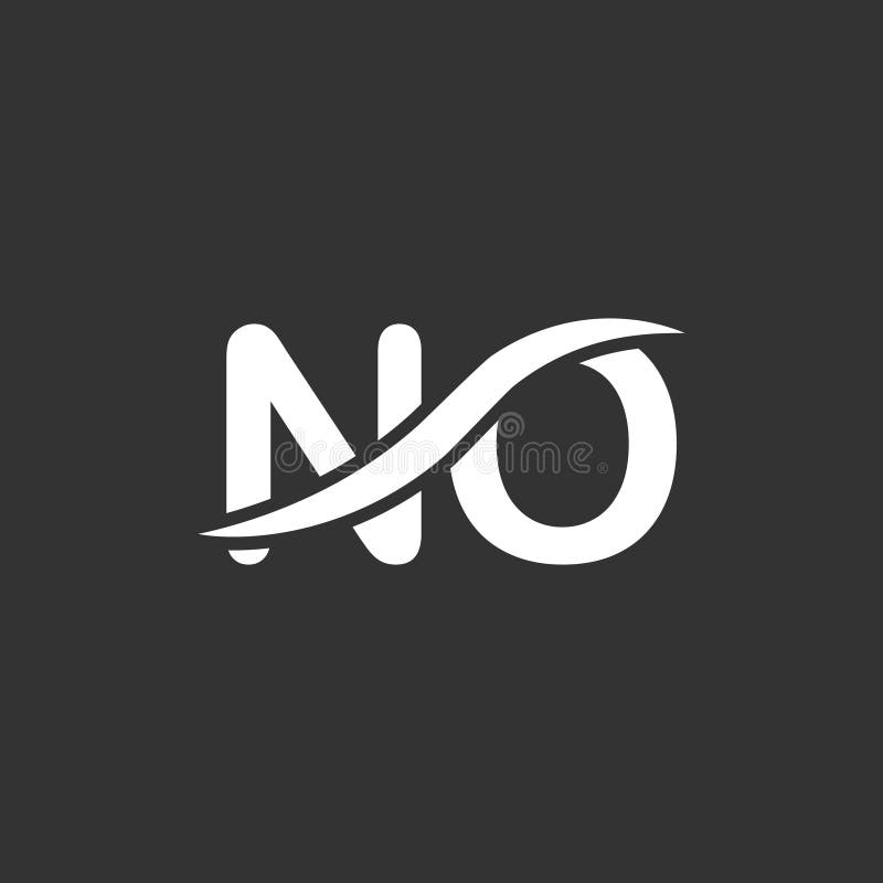 NO logo design. stock illustration. Illustration of circle - 364520270