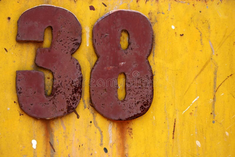 Grunge five stock image. Image of vintage, metal, fashioned - 12691665