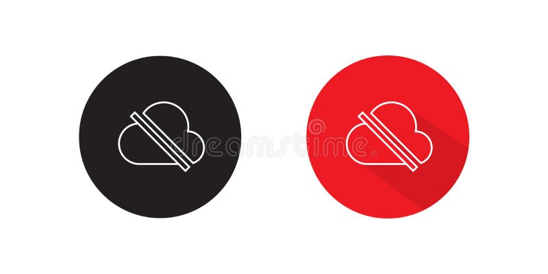 Online and offline internet icon vector. On and off network symbol ... Online and offline internet icon vector. On and off network symbol ...