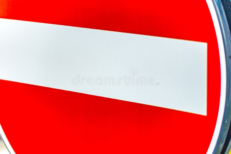 No access road sign stock photo. Image of road, concept - 126269038