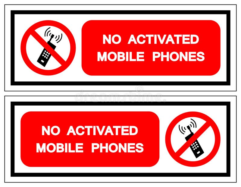 Background Cell No Phones Stock Illustrations – 253 Background Cell No ...