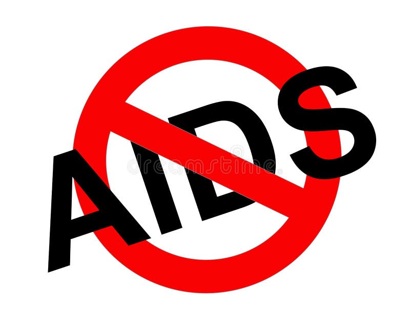 No aids stock illustration. Illustration of symbol, disease - 28942050