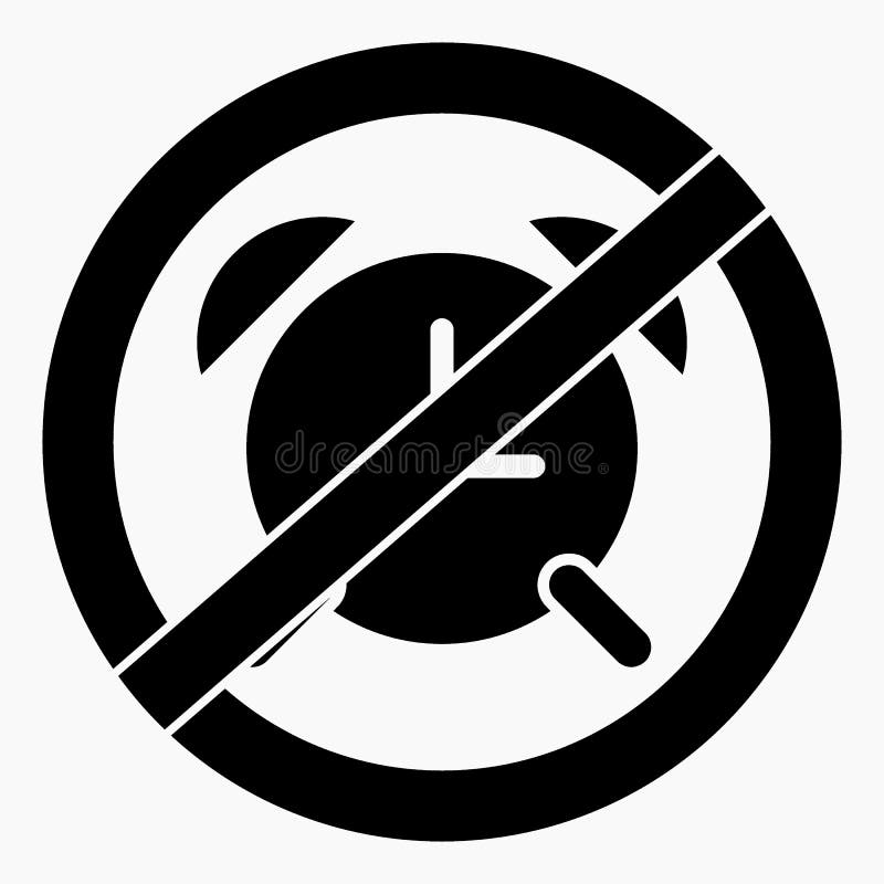 No alarm stock vector. Illustration of warn, warning - 260450641