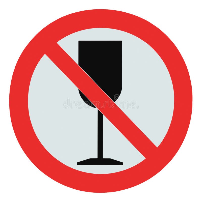 No alcohol signs stock vector. Illustration of sign, drunk - 1648848