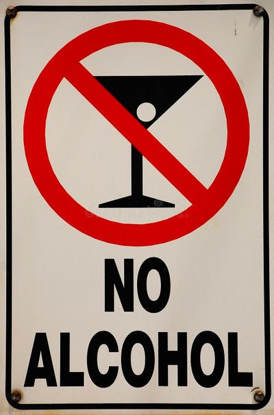 No Alcohol Signage stock image. Image of healthy, danger - 5192691