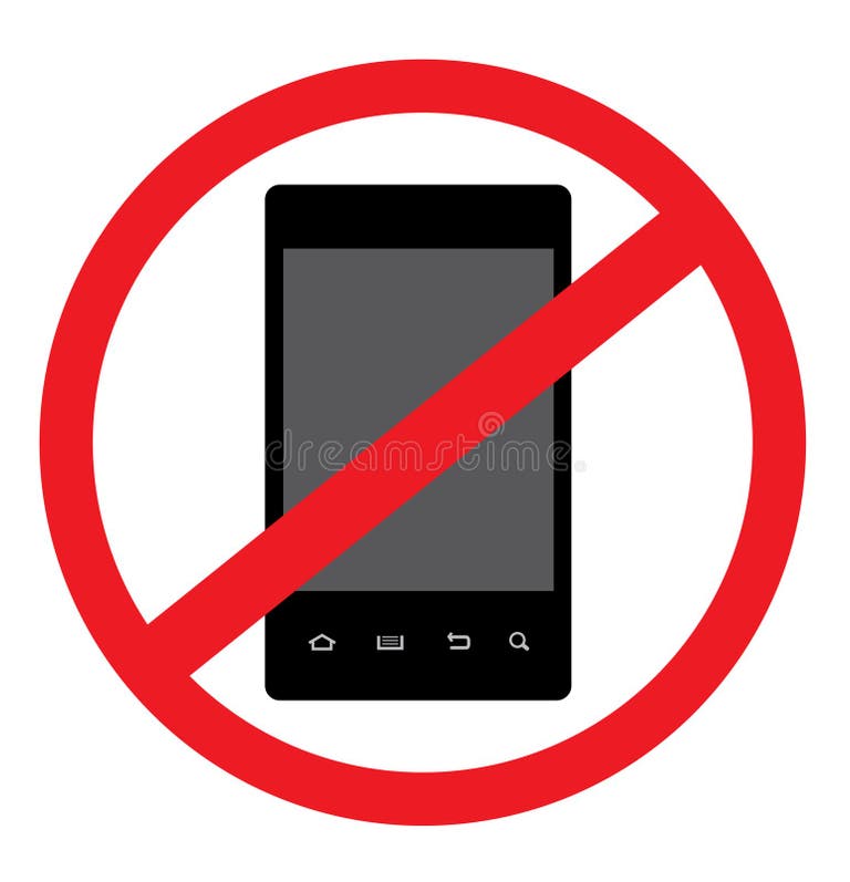 No Cell Phone Image Stock Illustrations – 3,705 No Cell Phone Image ...