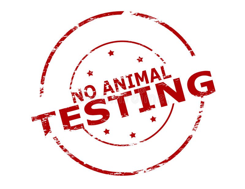 No animal testing stock illustration. Illustration of text - 82944480