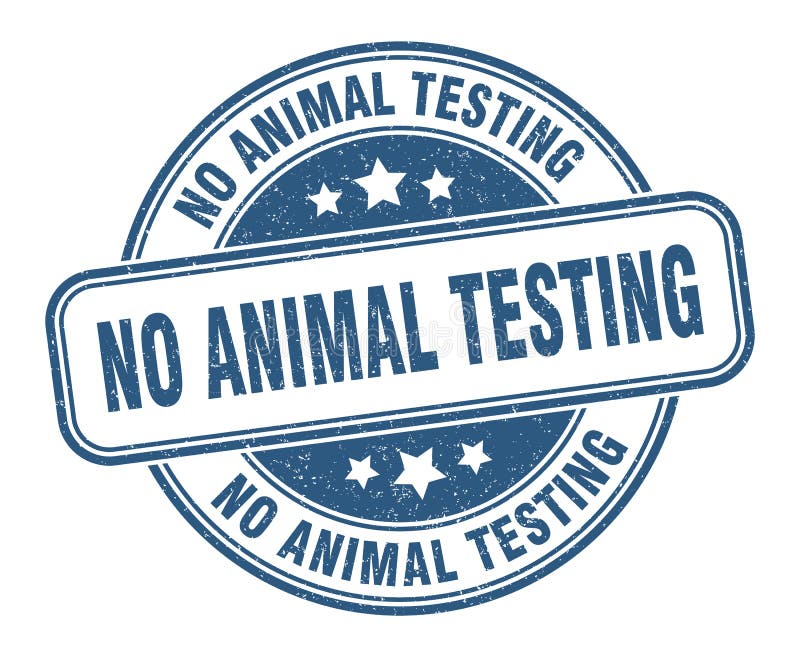 No Animal Testing Stamp. No Animal Testing Label. Round Grunge Sign ...