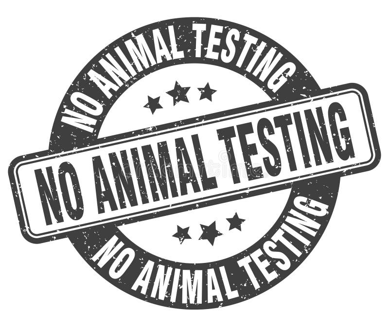 No Animal Testing Stamp. No Animal Testing Label. Round Grunge Sign ...