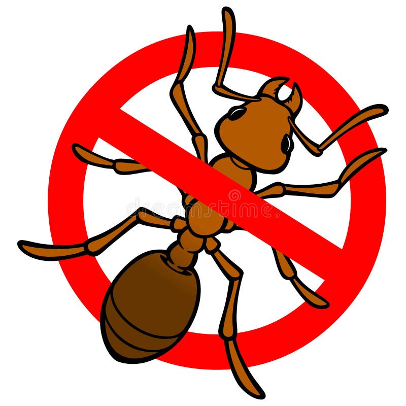 No ant stock vector. Illustration of graphic, vector - 25707399