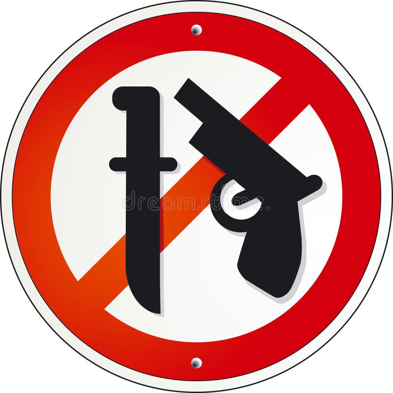 No arms stock vector. Illustration of crime, peace, warning - 11551349
