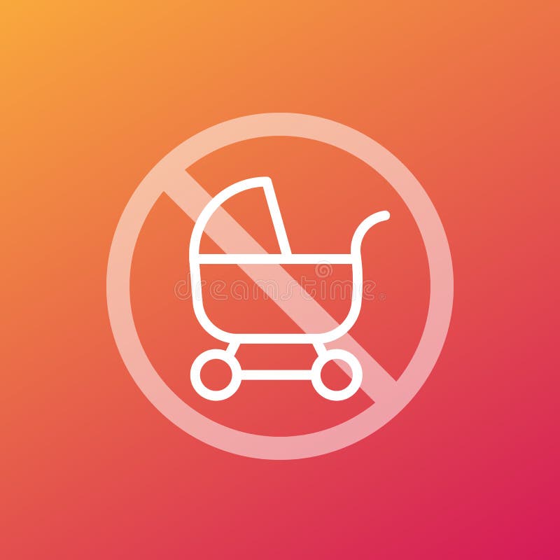 No Pram Sign Stock Illustrations – 80 No Pram Sign Stock Illustrations ...