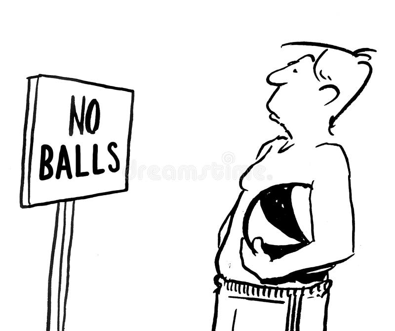 No balls stock illustration. Illustration of happy, busy - 77932837