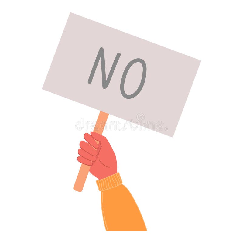 Man Say No Hand Sign Stock Illustrations – 177 Man Say No Hand Sign ...