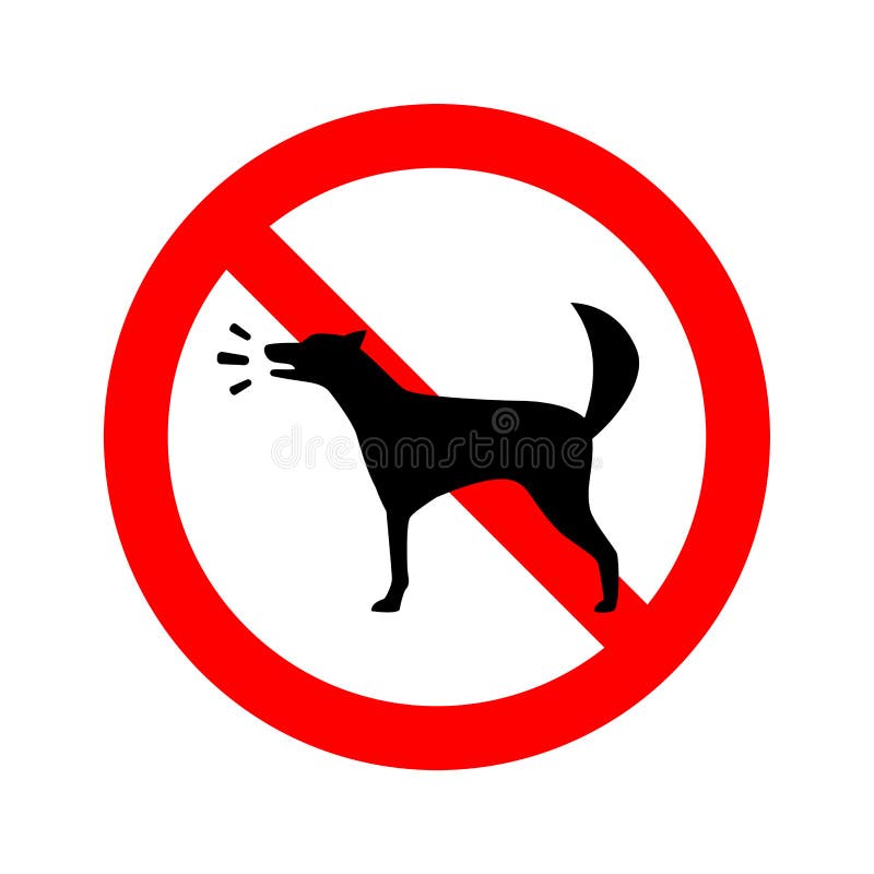 A Forbidden Sign. No Brain is Allowed Stock Vector - Illustration of ...