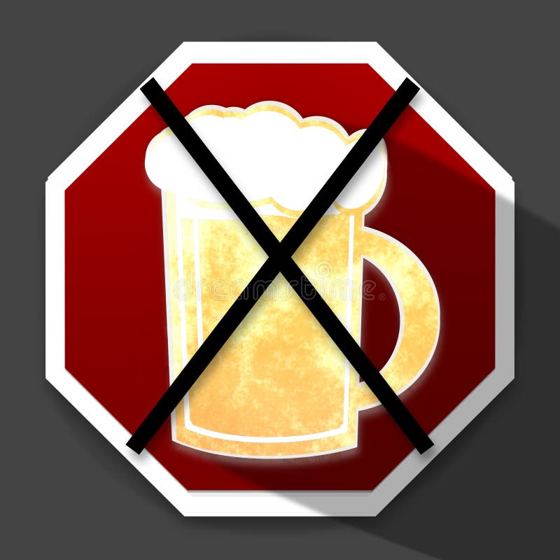 No Beer stock illustration. Illustration of alcohol, color - 39741204