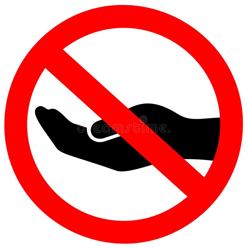 No Feeding Sign Stock Illustrations – 80 No Feeding Sign Stock ...