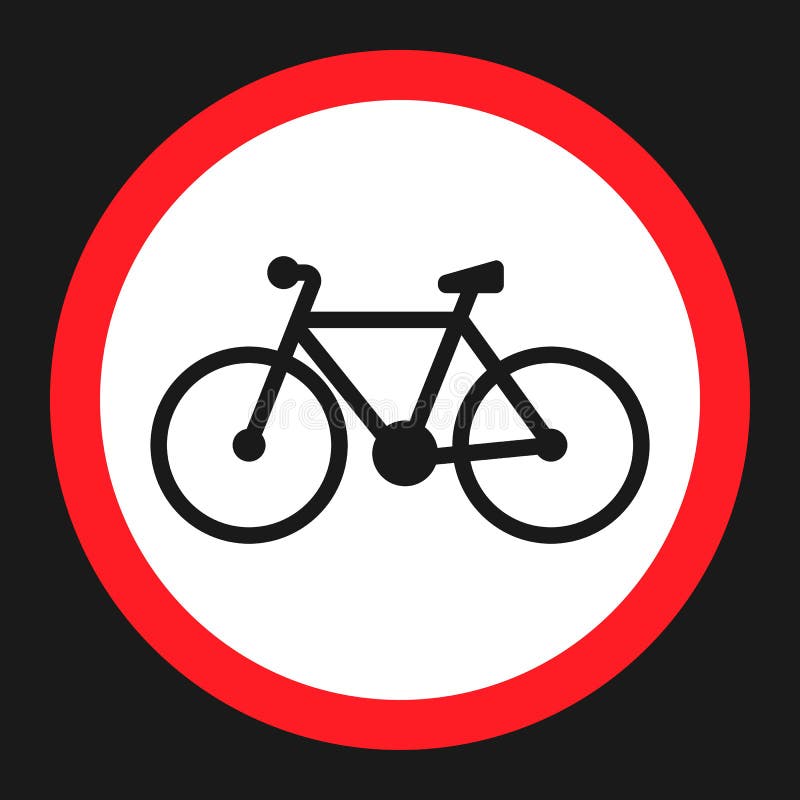 No Bike Sign Stock Illustrations – 996 No Bike Sign Stock Illustrations ...