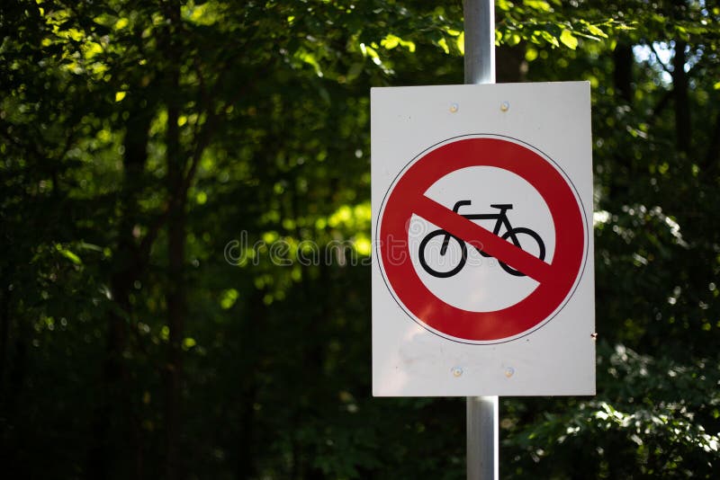 No bicycle traffic sign stock image. Image of circle - 193780841 No bicycle traffic sign stock image. Image of circle - 193780841