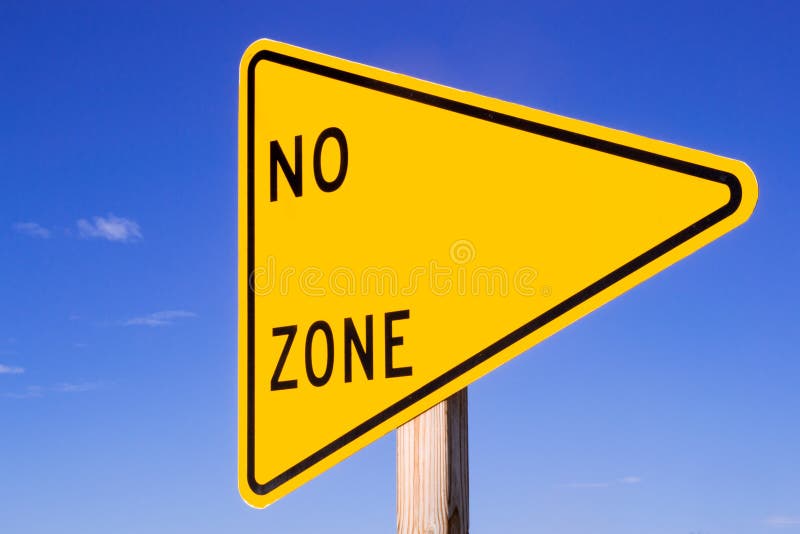 No (blank) zone sign. stock photo. Image of isolated - 50146594