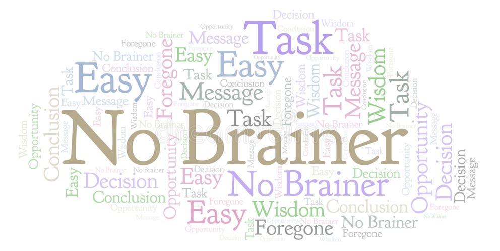 No Brainer Stock Illustrations – 102 No Brainer Stock Illustrations ...