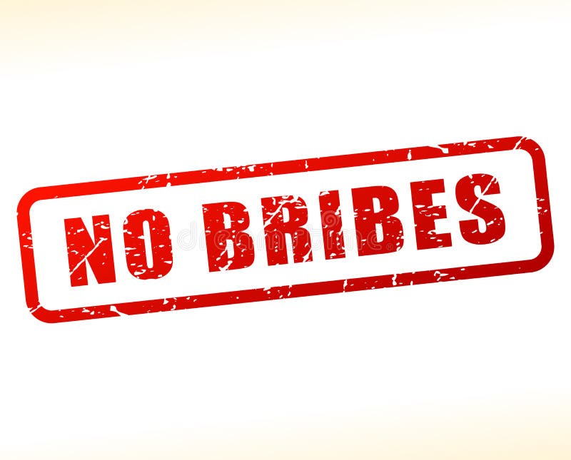 No bribes stock illustration. Illustration of symbol - 82272667