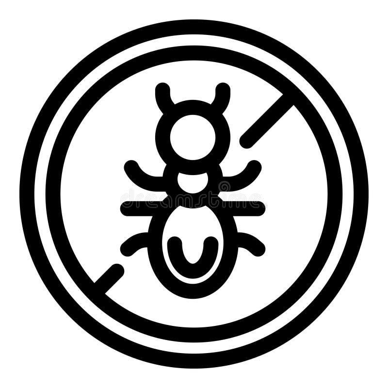 No Bugs Allowed Sign Indicating Pest Control and Extermination Stock ...