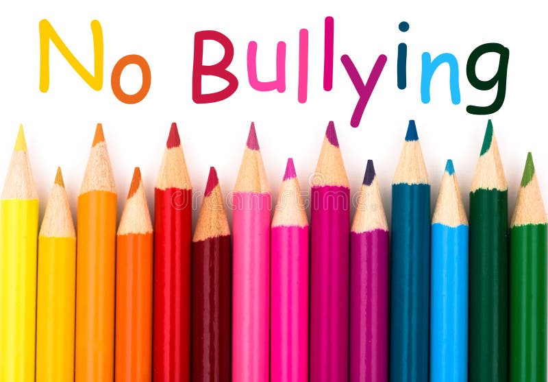 Stop Bullying No School Bully Stock Photo - Image of mental, person ...