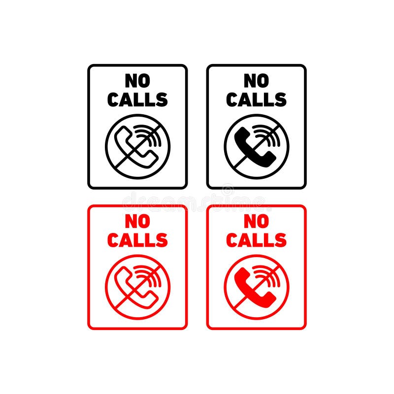 No call sign stock vector. Illustration of cell, flat - 337649354