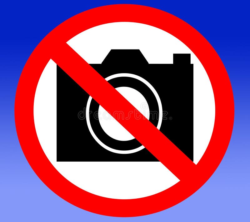 No Camera and Video Red Prohibition Signs. Taking Pictures and ...