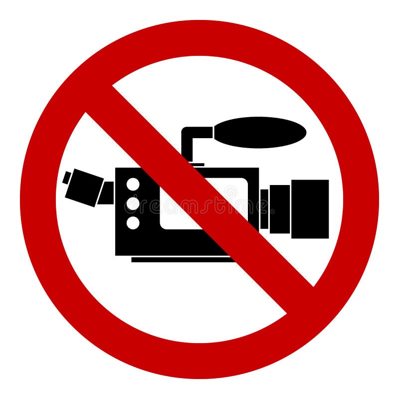 Prohibition Sign No Camera, No Mobile Phone and No Video Recording ...